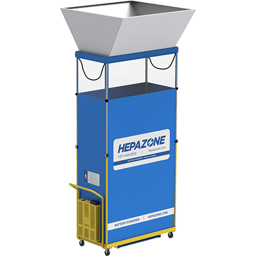 Qualitair HEPAZONE-S Battery Powered Soft Walled Work, 12/18/2023